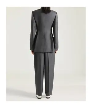 Givenchy Double Pleated Wool Trousers