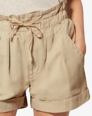 Isabel Marant Étoile Pleated Drawstring Shorts