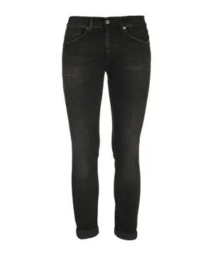 DONDUP Jeans With Rolled Cuffs - Black