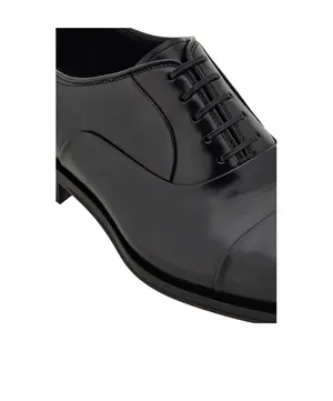 FERRAGAMO Oxford Cap Toe Lace-up Shoes