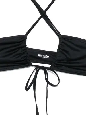 Attico Halterneck Side-tie Bikini