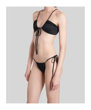Attico Halterneck Side-tie Bikini