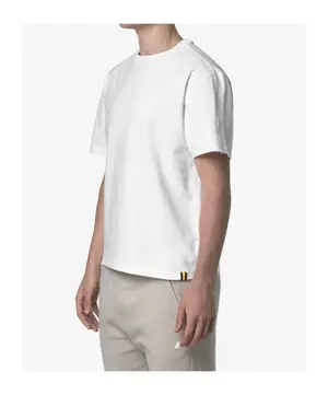 K-WAY Crew-neck Cotton T-shirt - White