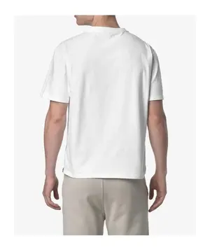 K-WAY Crew-neck Cotton T-shirt - White