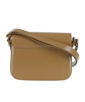 A.p.c. Grace Small Shoulder Bag With Logo Detail - Brown
