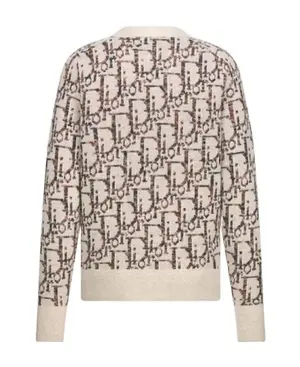 Dior Monogrammed Intarsia Cardigan