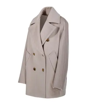 Max Mara Double-breasted Long-sleeved Coat - No