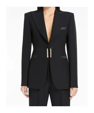 Max Mara Tassel Detailed Collared Blazer