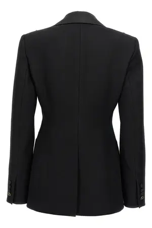 Max Mara Tassel Detailed Collared Blazer - Black