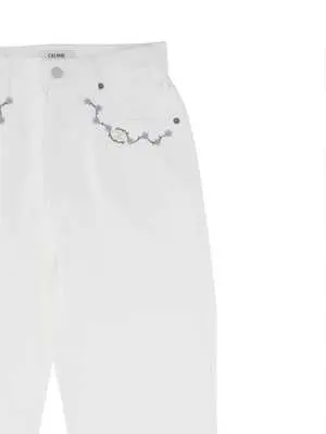 Celine Embroidered Jeans