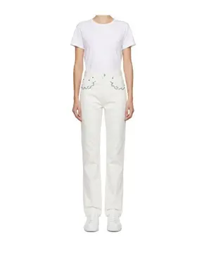 Celine Embroidered Jeans
