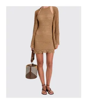 TWINSET Openwork Belted Cardigan