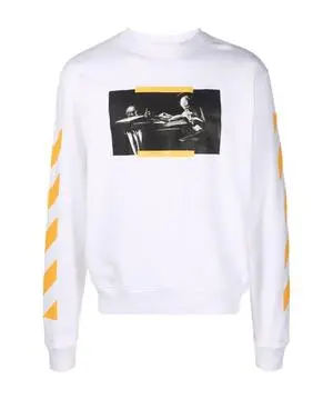 Off-White Caravaggio Print Sweatshirt - White