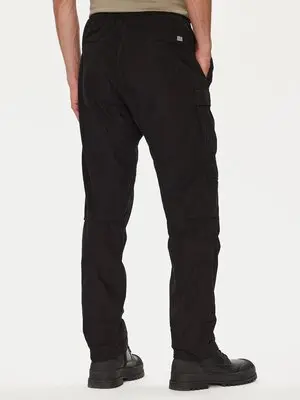 C.P. COMPANY Buttoned Cargo Pants - Black