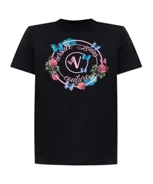 Versace Floral T-shirts For Women