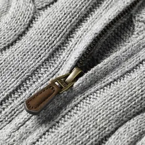 Polo Ralph Lauren Cable Knit Half-zip Sweater - Grey