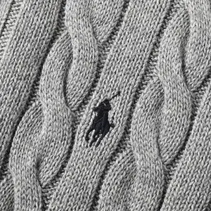 Polo Ralph Lauren Cable Knit Half-zip Sweater - Grey
