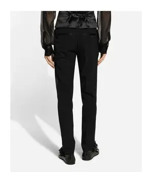 Dolce & Gabbana Dolce Gabbana Gabardine Tuxedo Tailored Pants