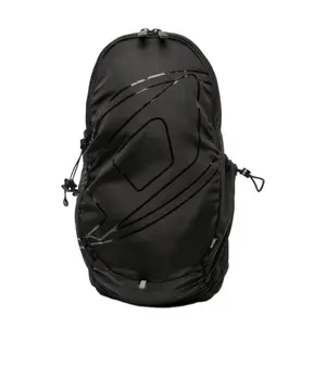 DIESEL® Drape Logo-print Sling Bag - Black