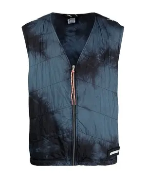 Aries Tie & Dye Quilted Vest - Blue