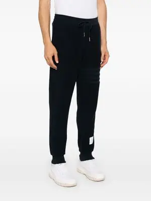 Thom Browne 4-bar Drawstring Sweatpants - Navy Blue