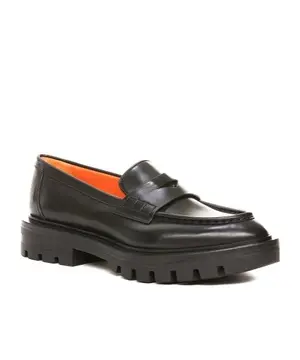 Santoni Round-toe Slip-on Loafers
