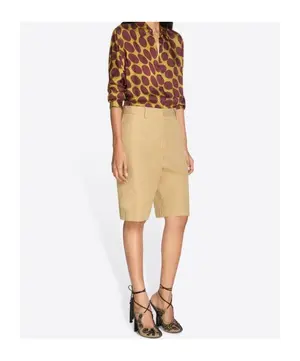 Dries Van Noten Tailored Cotton Shorts