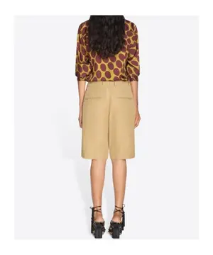 Dries Van Noten Tailored Cotton Shorts