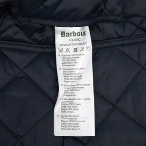 Barbour Deveron Quilted Buttoned Jacket - Black