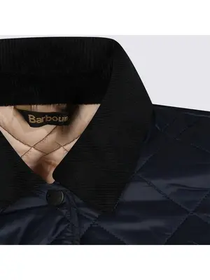 Barbour Deveron Quilted Buttoned Jacket - Black