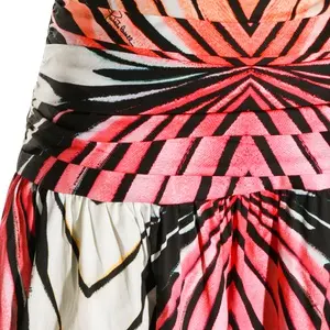 Roberto Cavalli Geometric Print Midi Dress