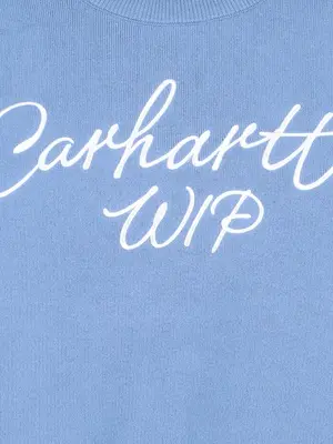 Carhartt Work In Progress Logo Embroidered Crewneck Jumper