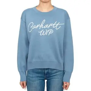 Carhartt Work In Progress Logo Embroidered Crewneck Jumper