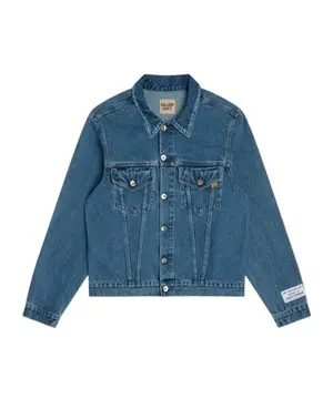 GALLERY DEPT. Long-sleeved Denim Trucker Jacket - Blue
