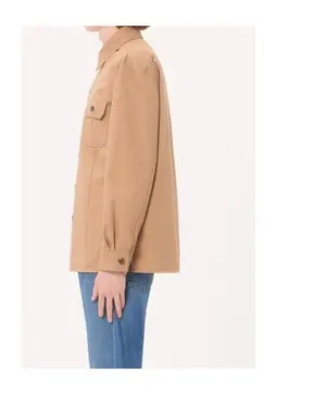 Valentino Garavani Button-up Gabardine Shirt Jacket