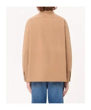 Valentino Garavani Button-up Gabardine Shirt Jacket