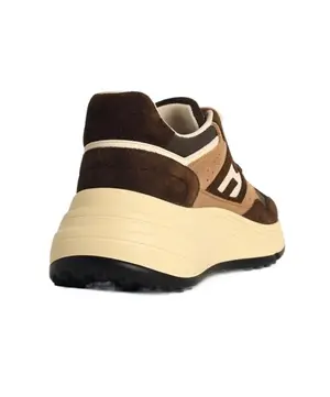 Hogan H669 Side H Patch Sneakers - Brown