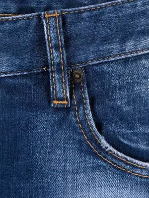 Dsquared2 Tidy Biker Distressed-effect Jeans