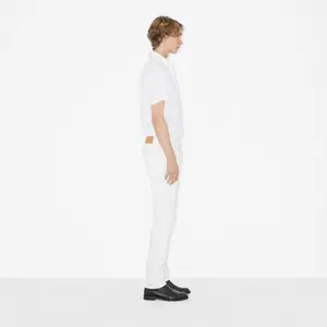 Burberry Logo-embroidered Short Sleeved Shirt