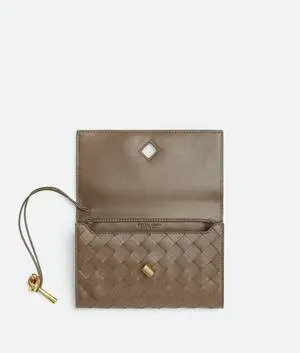 Bottega Veneta Andiamo Pouch On Strap - Pinecone