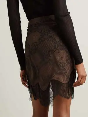 TOM FORD Lace Trimmed Skirt