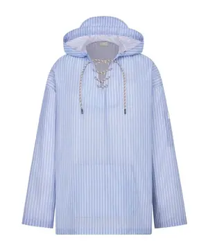 Dior Striped Hooded Shirt