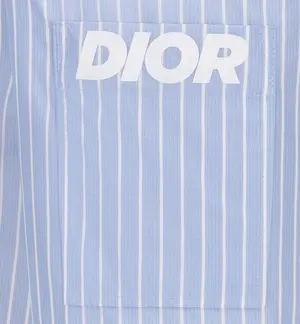 Dior Striped Hooded Shirt