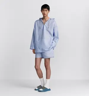 Dior Striped Hooded Shirt