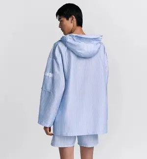 Dior Striped Hooded Shirt