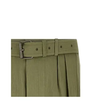 Dries Van Noten Pleated Wide Leg Trousers