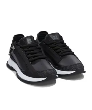 Givenchy Zip Detailed Lace-up Sneakers - Black