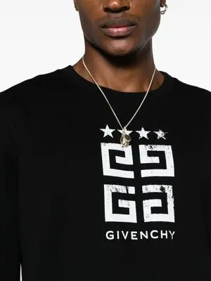 Givenchy Logo Print Crewneck Sweatshirt