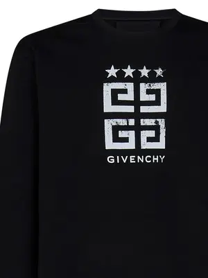 Givenchy Logo Print Crewneck Sweatshirt