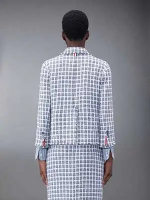 Thom Browne Checked Short Coat
